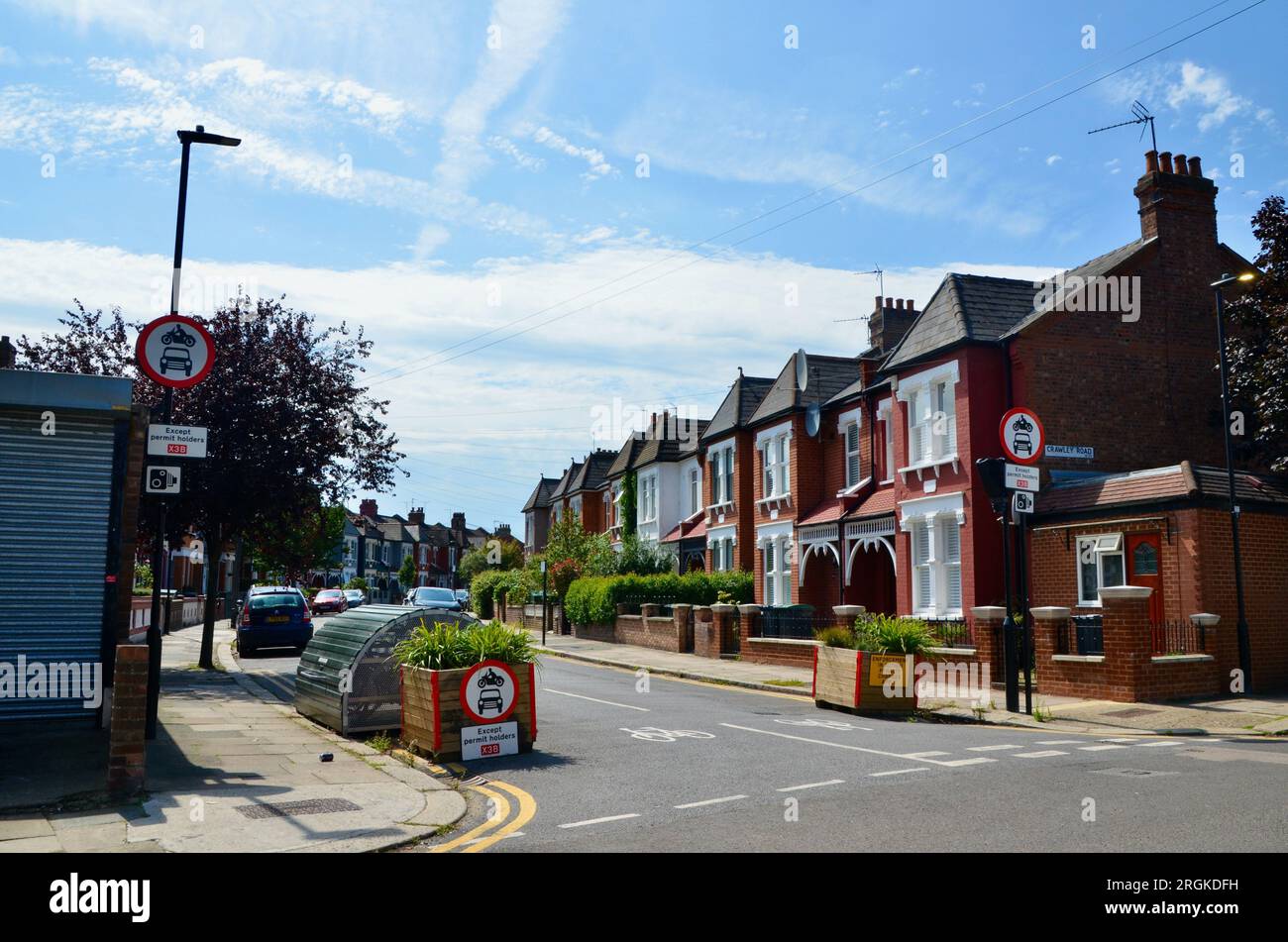 LTNs low traffic neighbourhoods in N22 and N17 Haringey borough inner ...