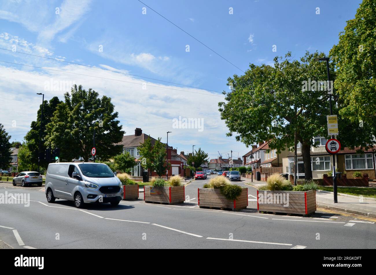 LTNs low traffic neighbourhoods in N22 and N17 Haringey borough inner ...