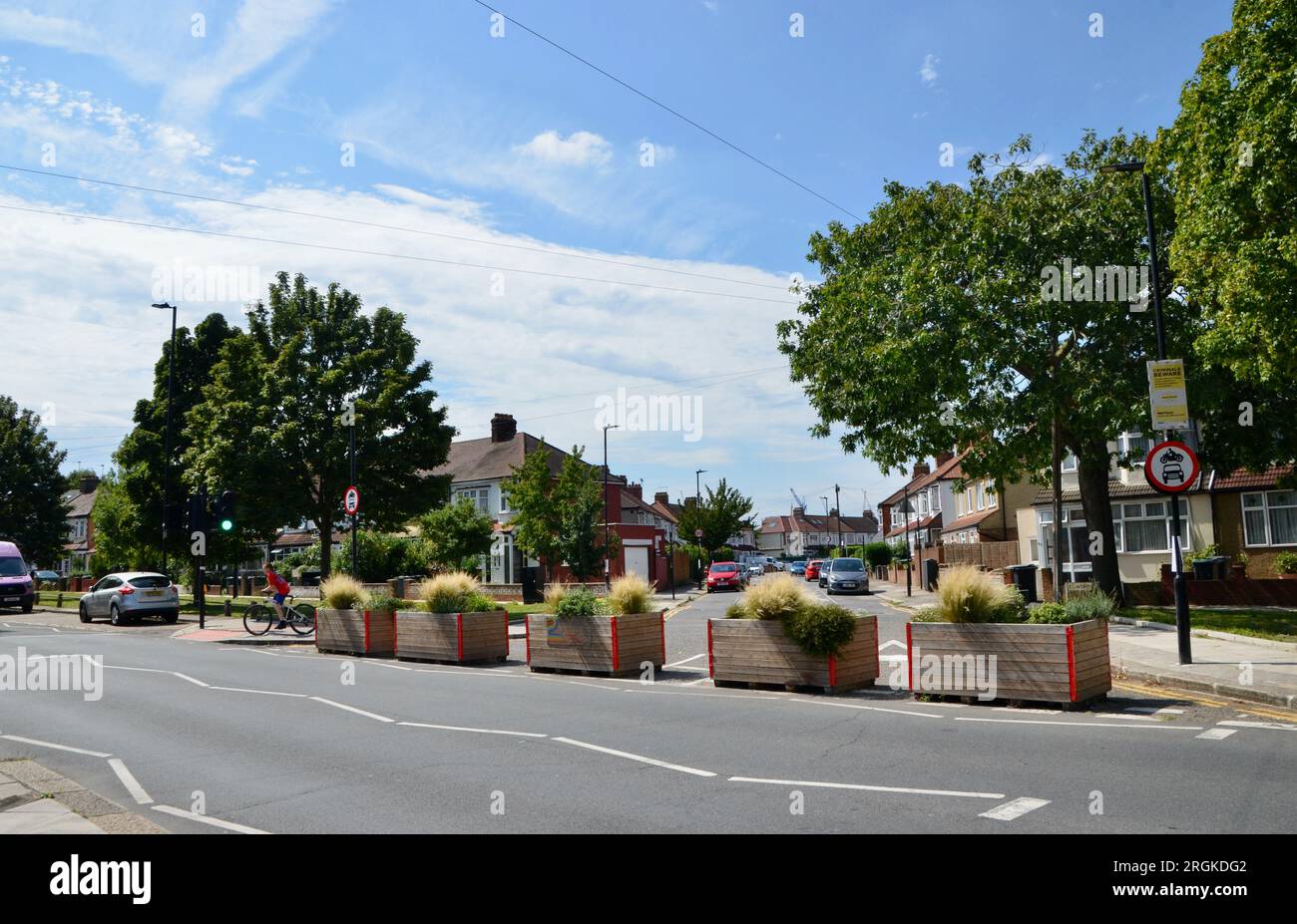 LTNs low traffic neighbourhoods in N22 and N17 Haringey borough inner ...