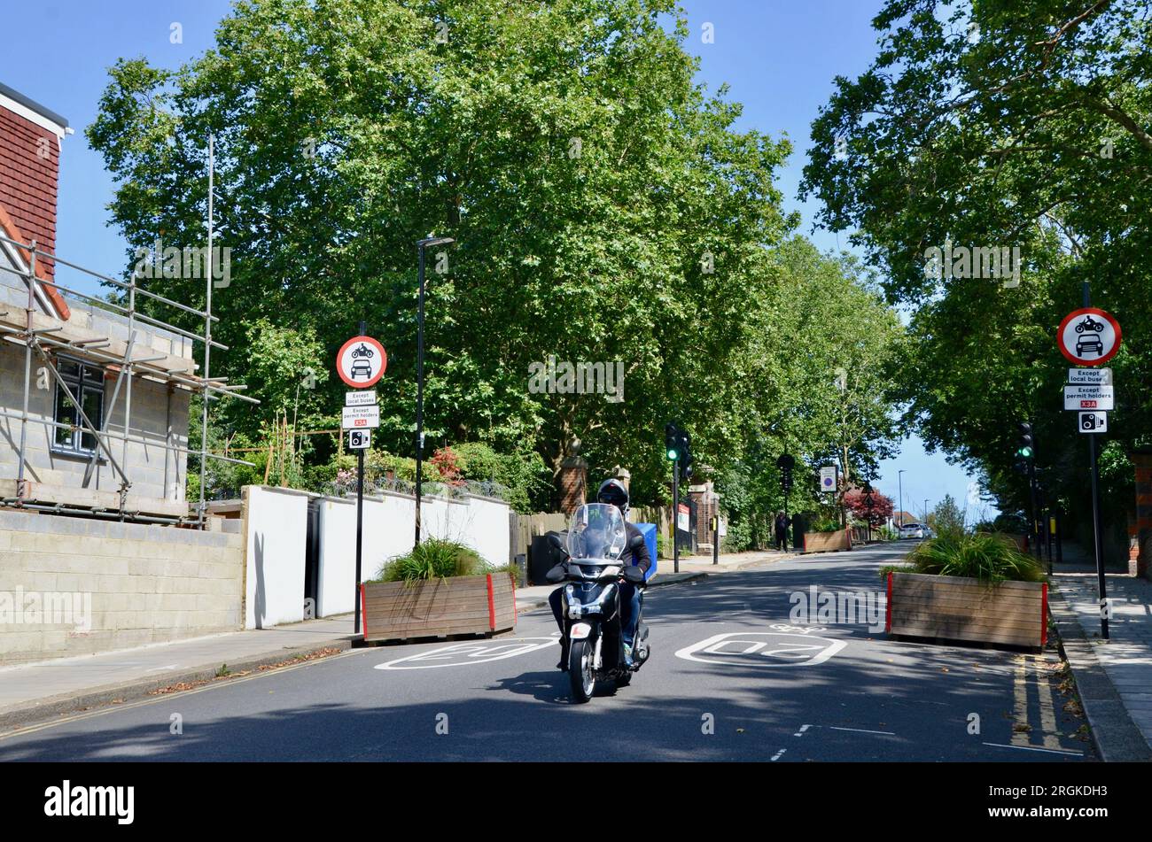 LTNs low traffic neighbourhoods in N22 and N17 Haringey borough inner ...