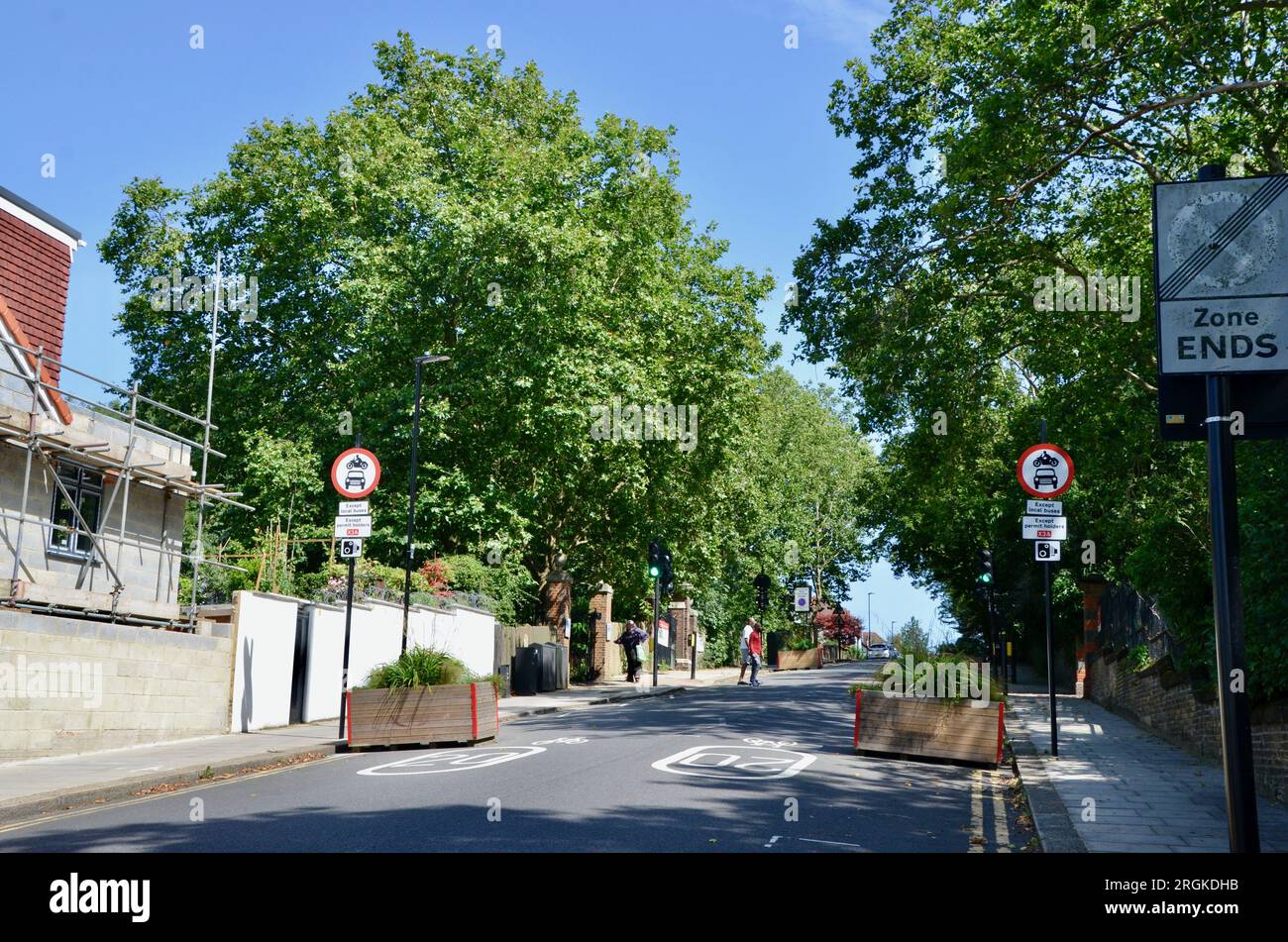 LTNs low traffic neighbourhoods in N22 and N17 Haringey borough inner ...