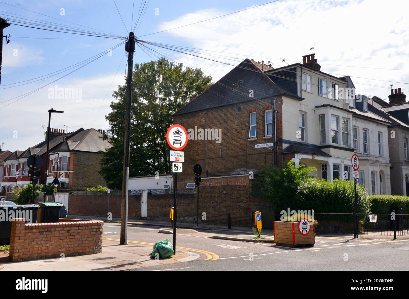 LTNs low traffic neighbourhoods in N22 and N17 Haringey borough inner ...