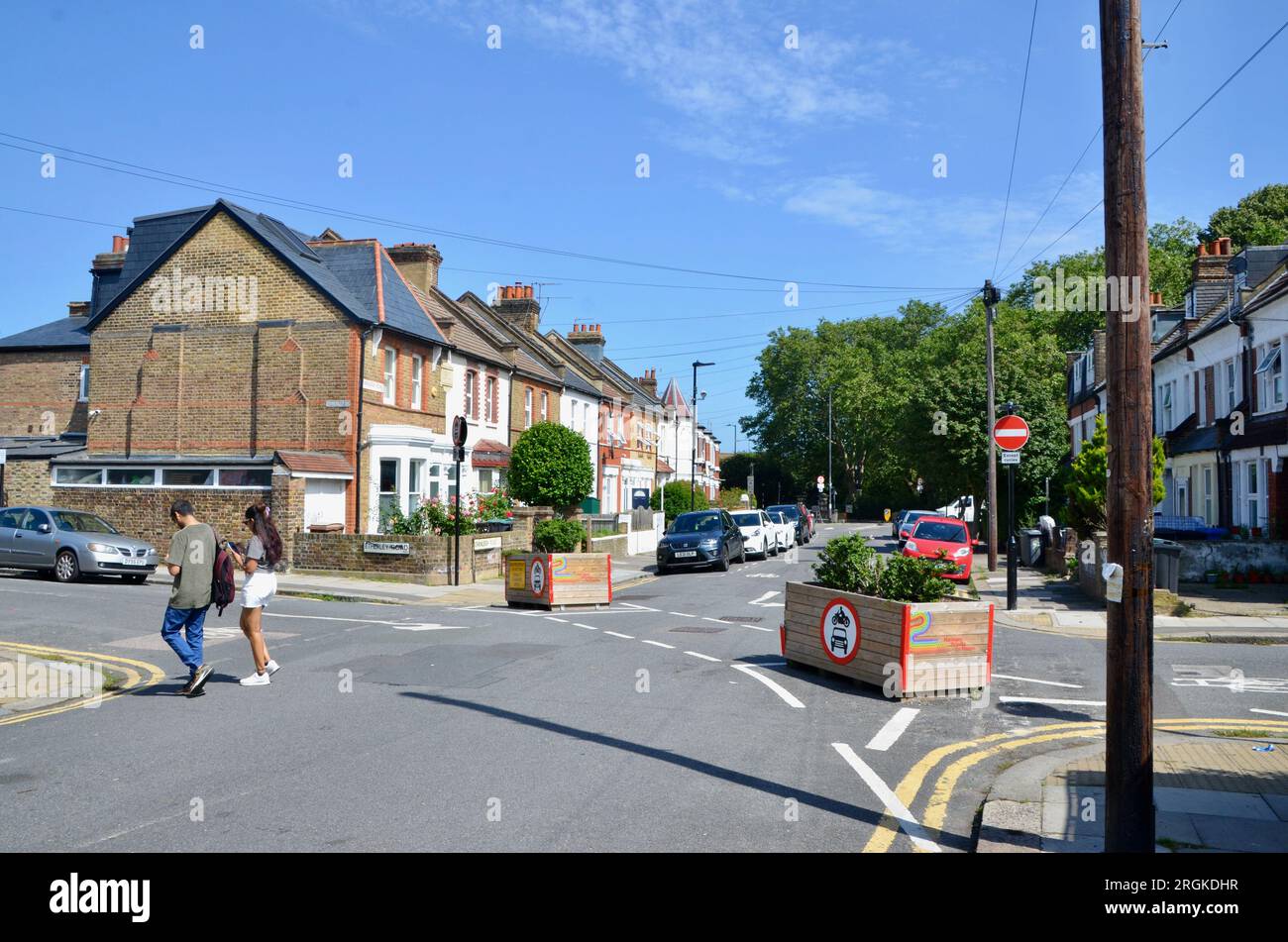 LTNs low traffic neighbourhoods in N22 and N17 Haringey borough inner ...