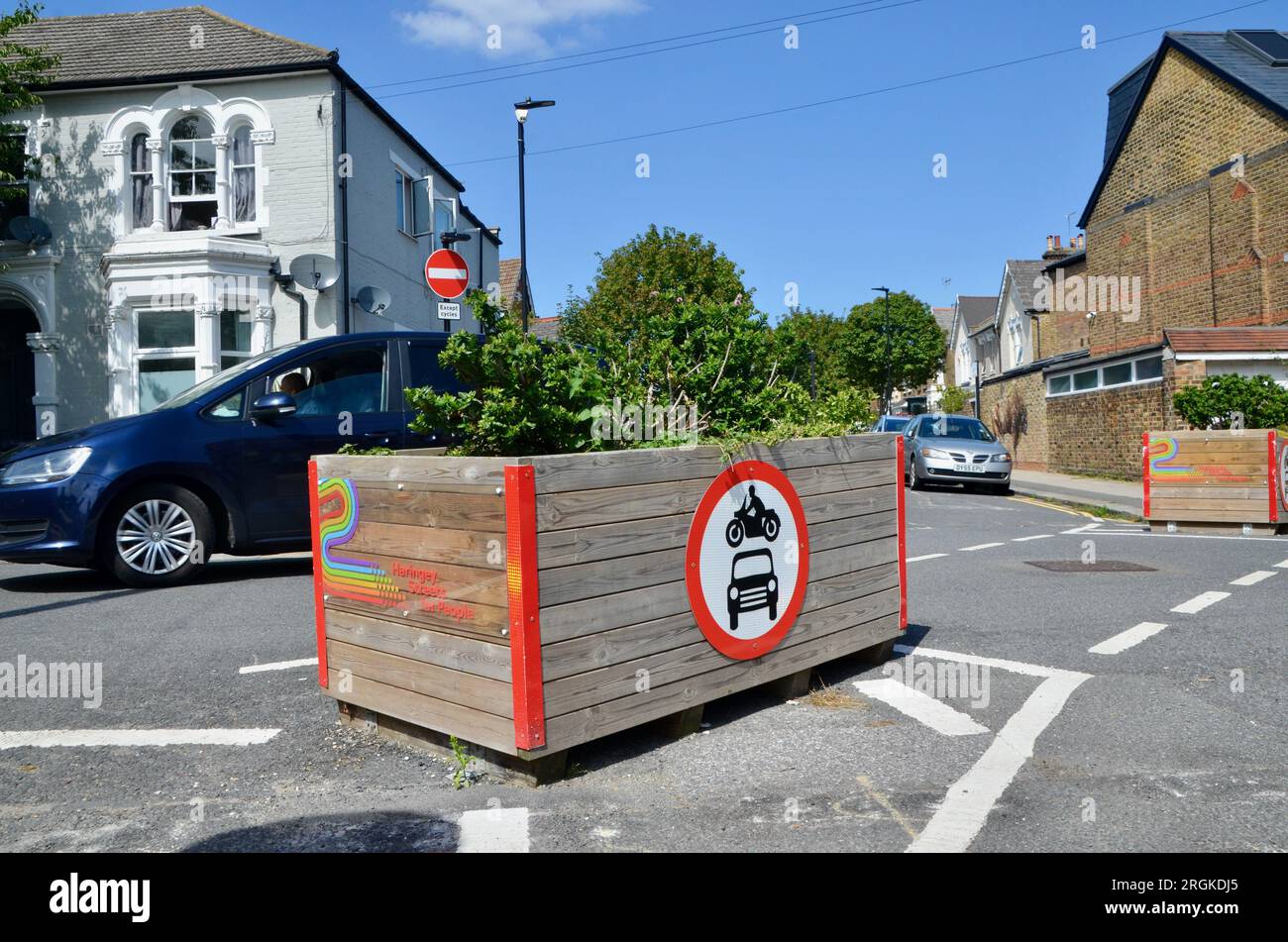 LTNs low traffic neighbourhoods in N22 and N17 Haringey borough inner ...