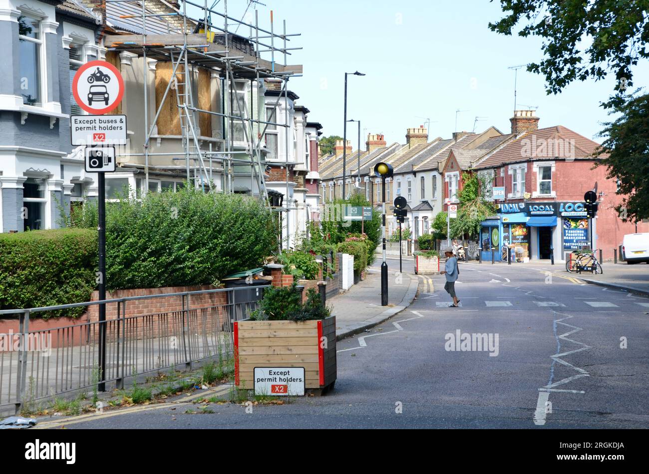 LTNs low traffic neighbourhoods in N22 and N17 Haringey borough inner ...