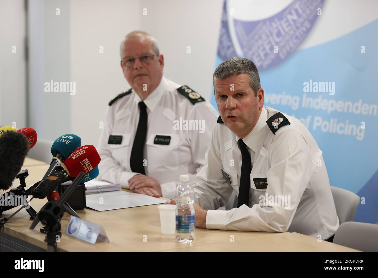 Police Service of Northern Ireland (PSNI) Chief Constable Simon Byrne ...