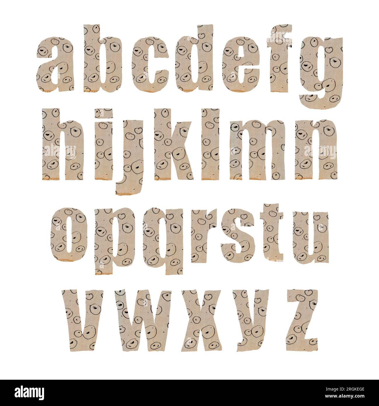 Paper cut out font letter hi-res stock photography and images - Alamy