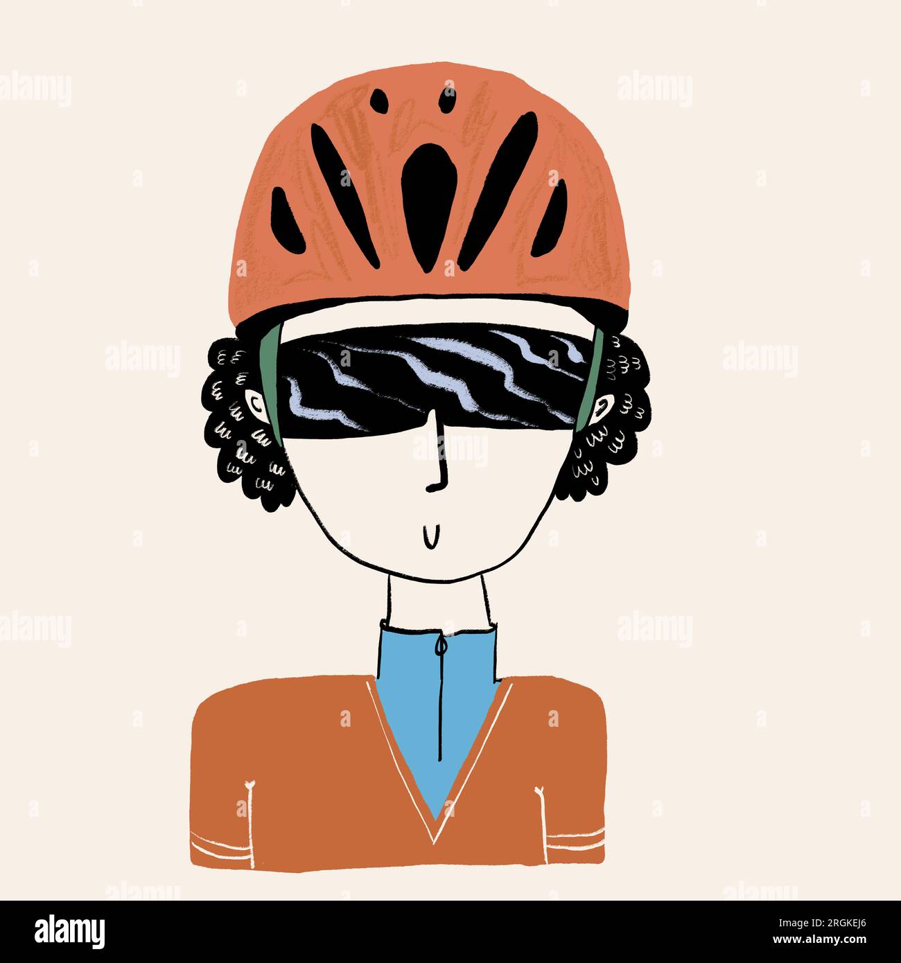 ?artoon cool female woman hi-res stock photography and images - Alamy