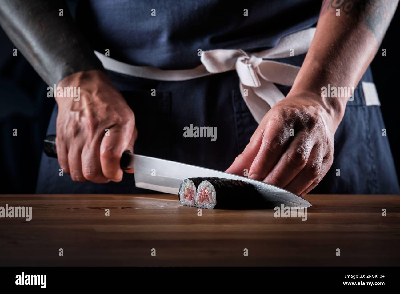 Shushi roll table hi-res stock photography and images - Alamy