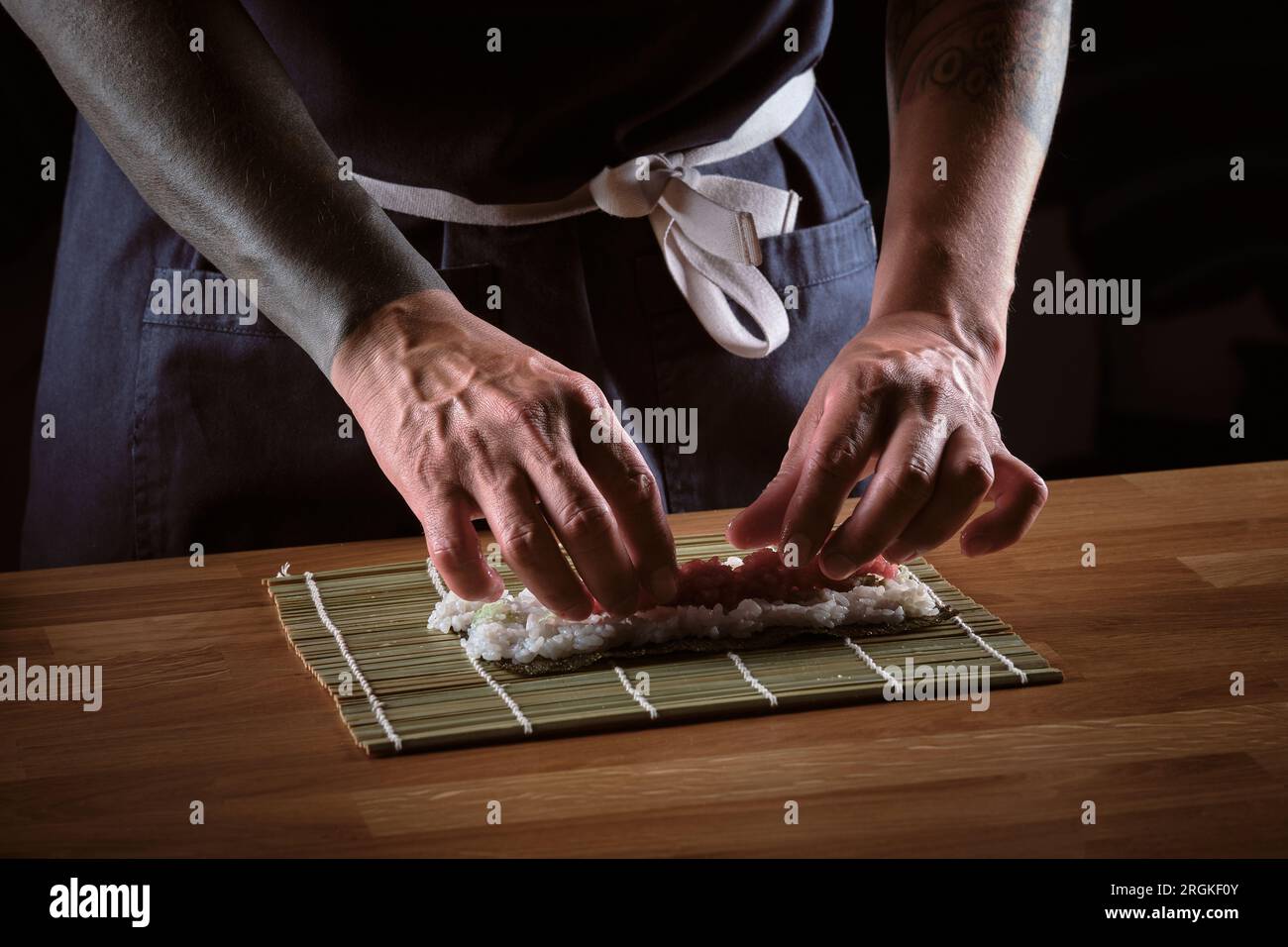 Shushi roll table hi-res stock photography and images - Alamy