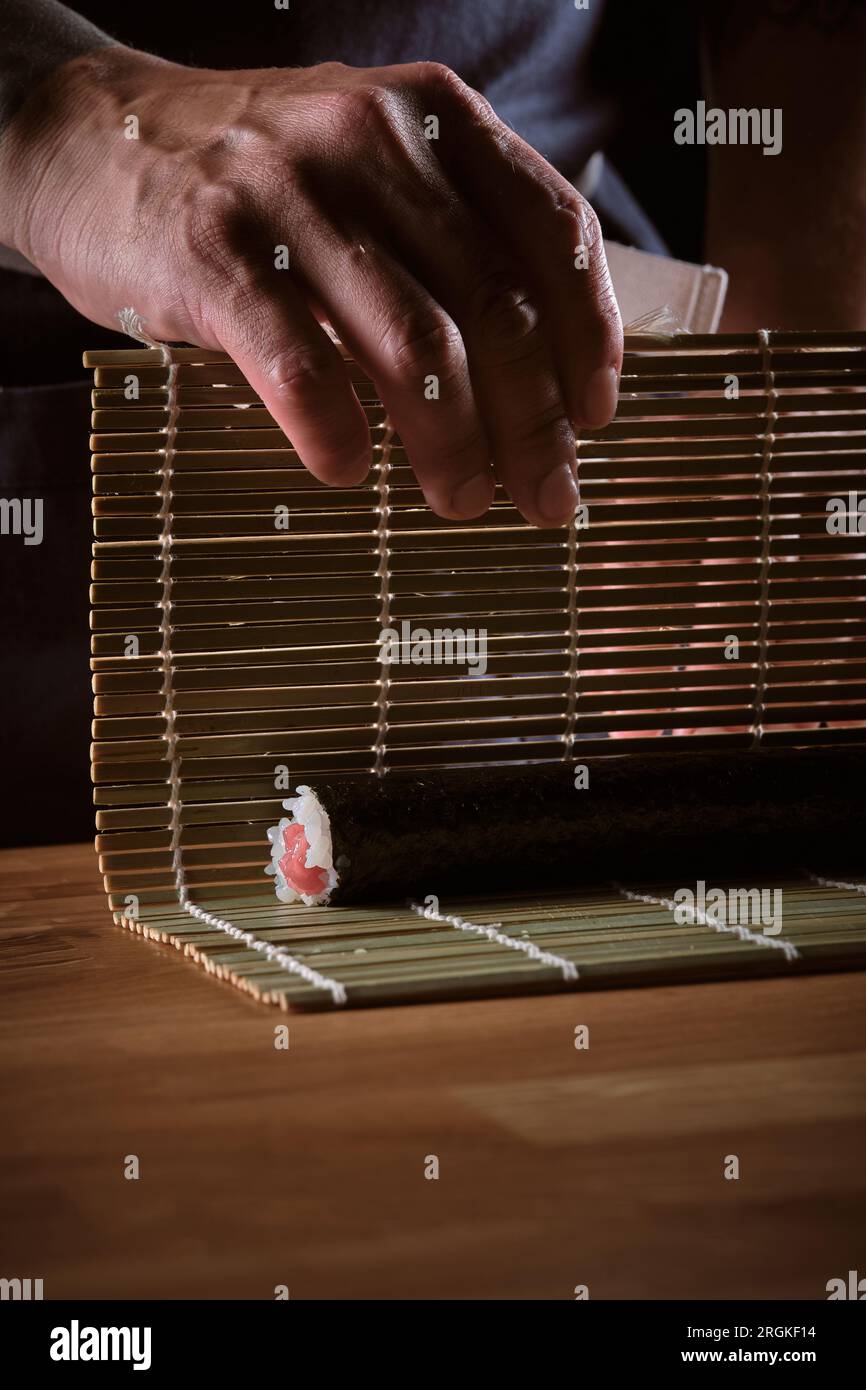 Shushi roll table hi-res stock photography and images - Alamy