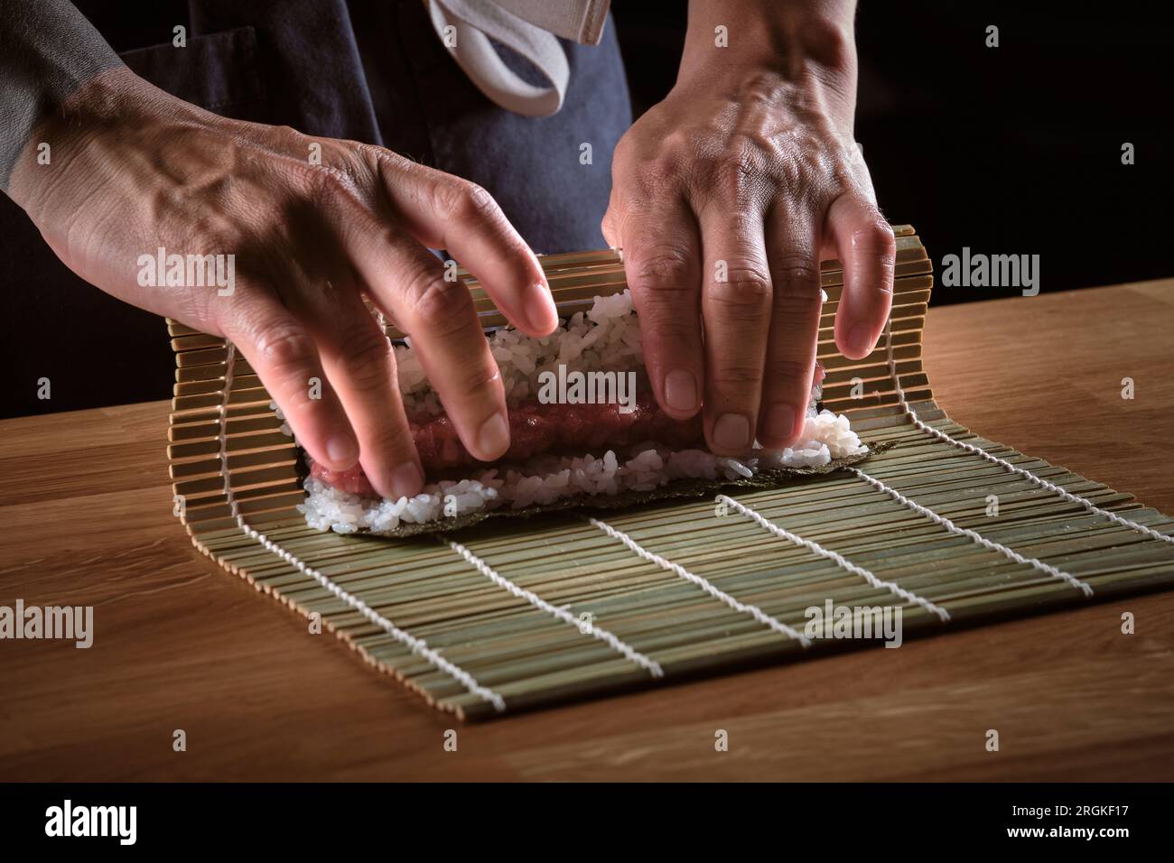 Shushi roll table hi-res stock photography and images - Alamy