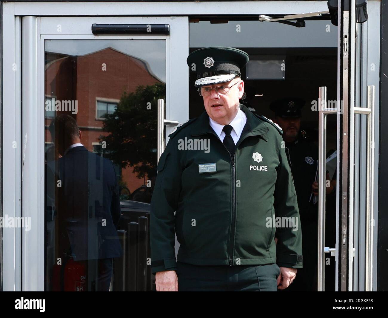 Police Service of Northern Ireland (PSNI) Chief Constable Simon Byrne ...