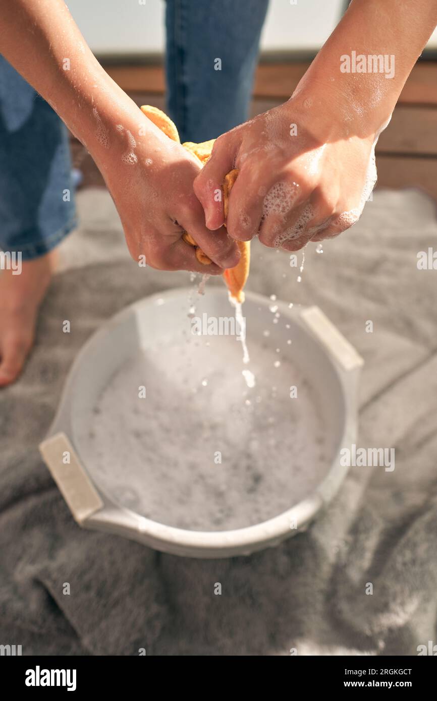 Wring water hi-res stock photography and images - Alamy