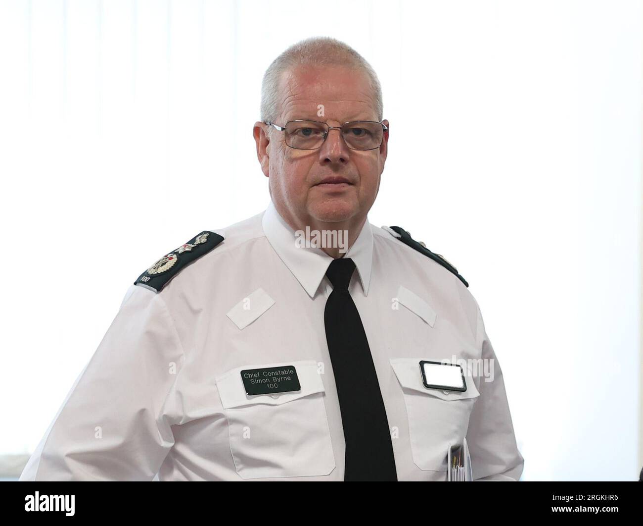 Police Service of Northern Ireland (PSNI) Chief Constable Simon Byrne ...