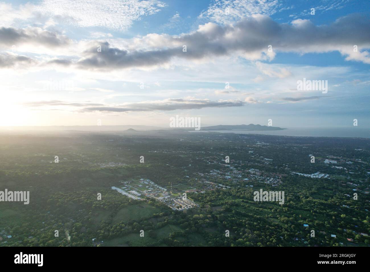 Aerial view panorama countryside houses hi-res stock photography and ...