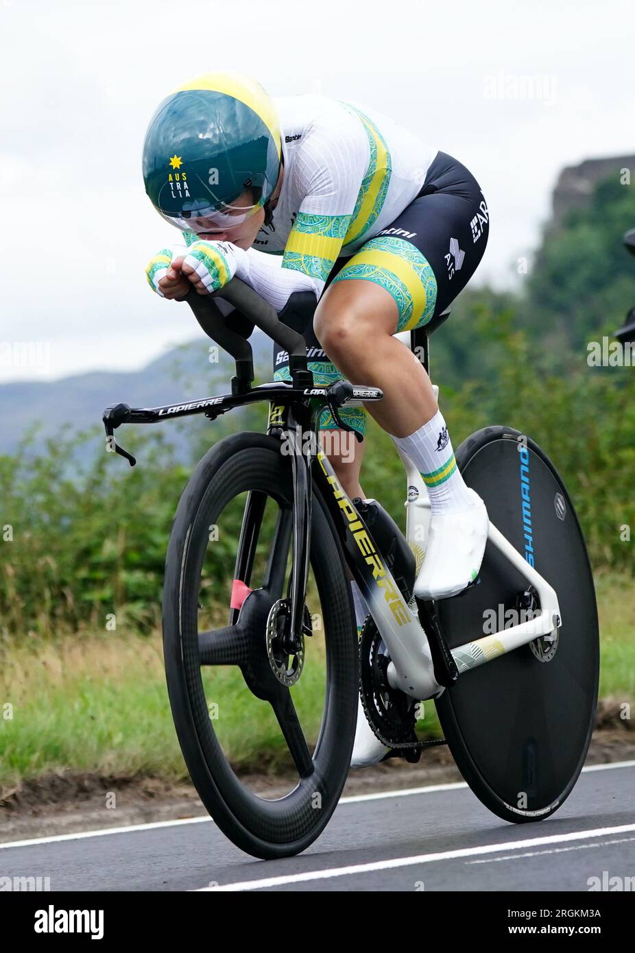 Australia's Grace Brown competes in the Women's Elite Individual Time ...