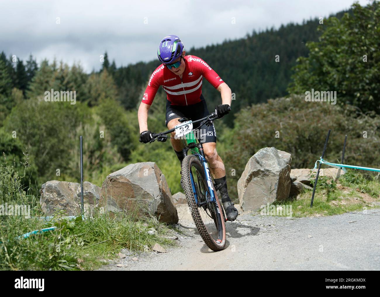 Denmark's Albert Philipsen competes in the Men's Junior Cross-Country ...