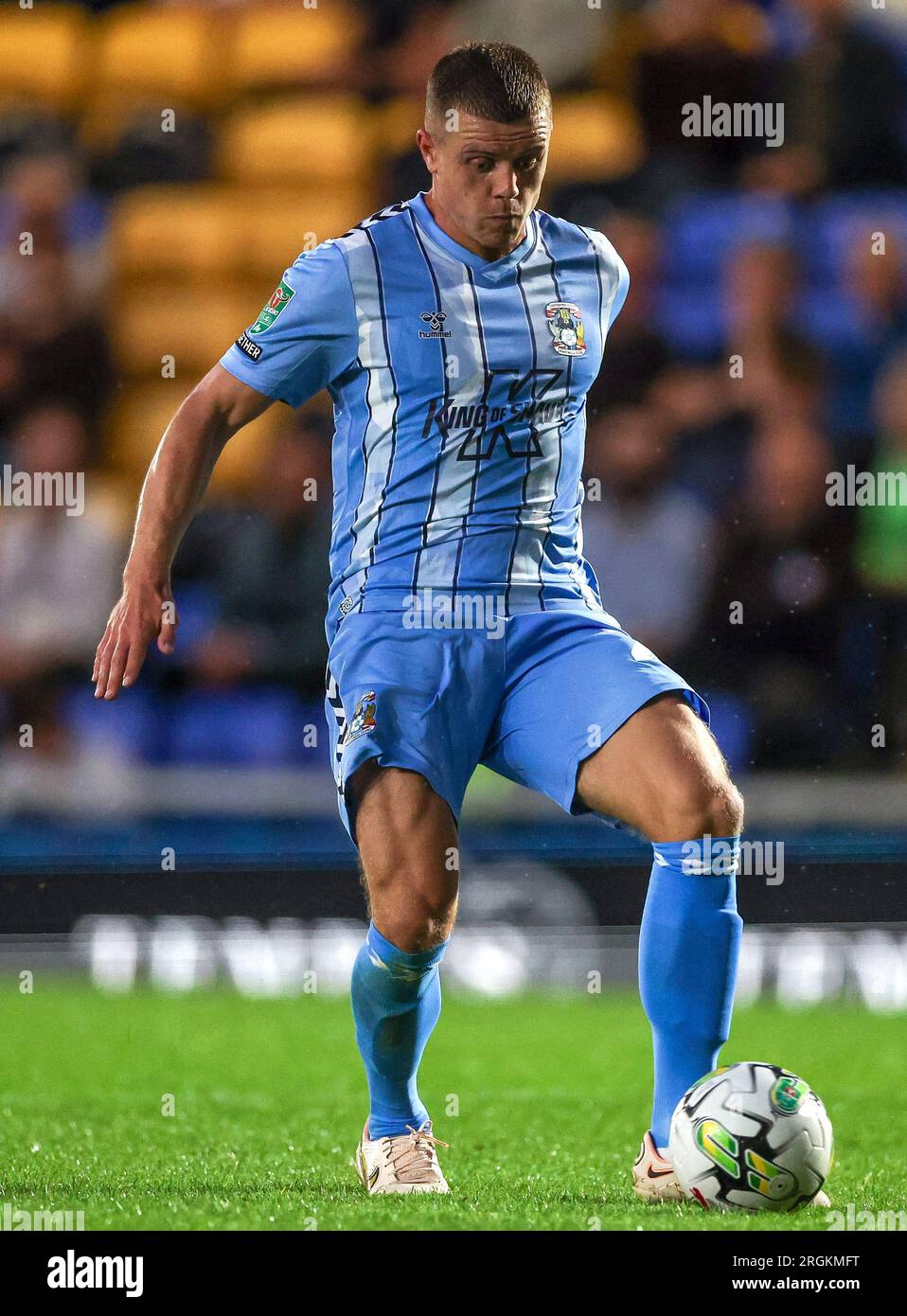 Coventry City's Jake Bidwell in action during the Carabao Cup first ...
