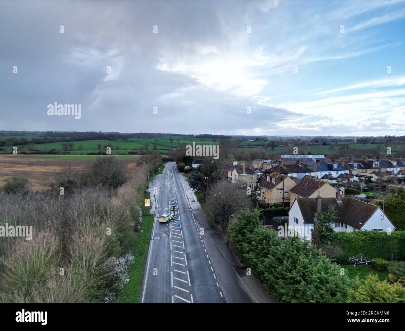 Uk police road closure hi-res stock photography and images - Alamy