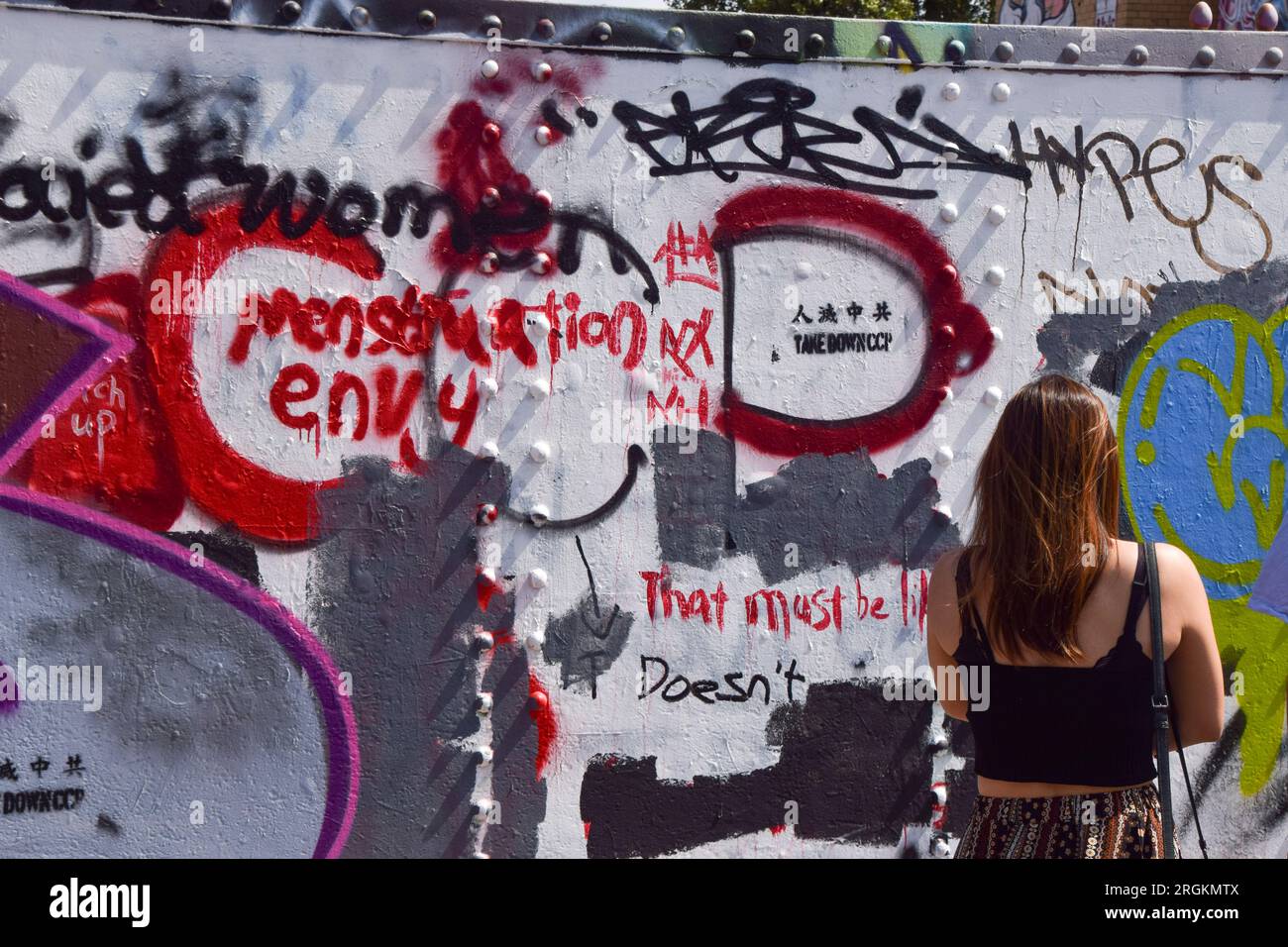 London, England, UK. 10th Aug, 2023. Purportedly pro-Chinese Communist ...