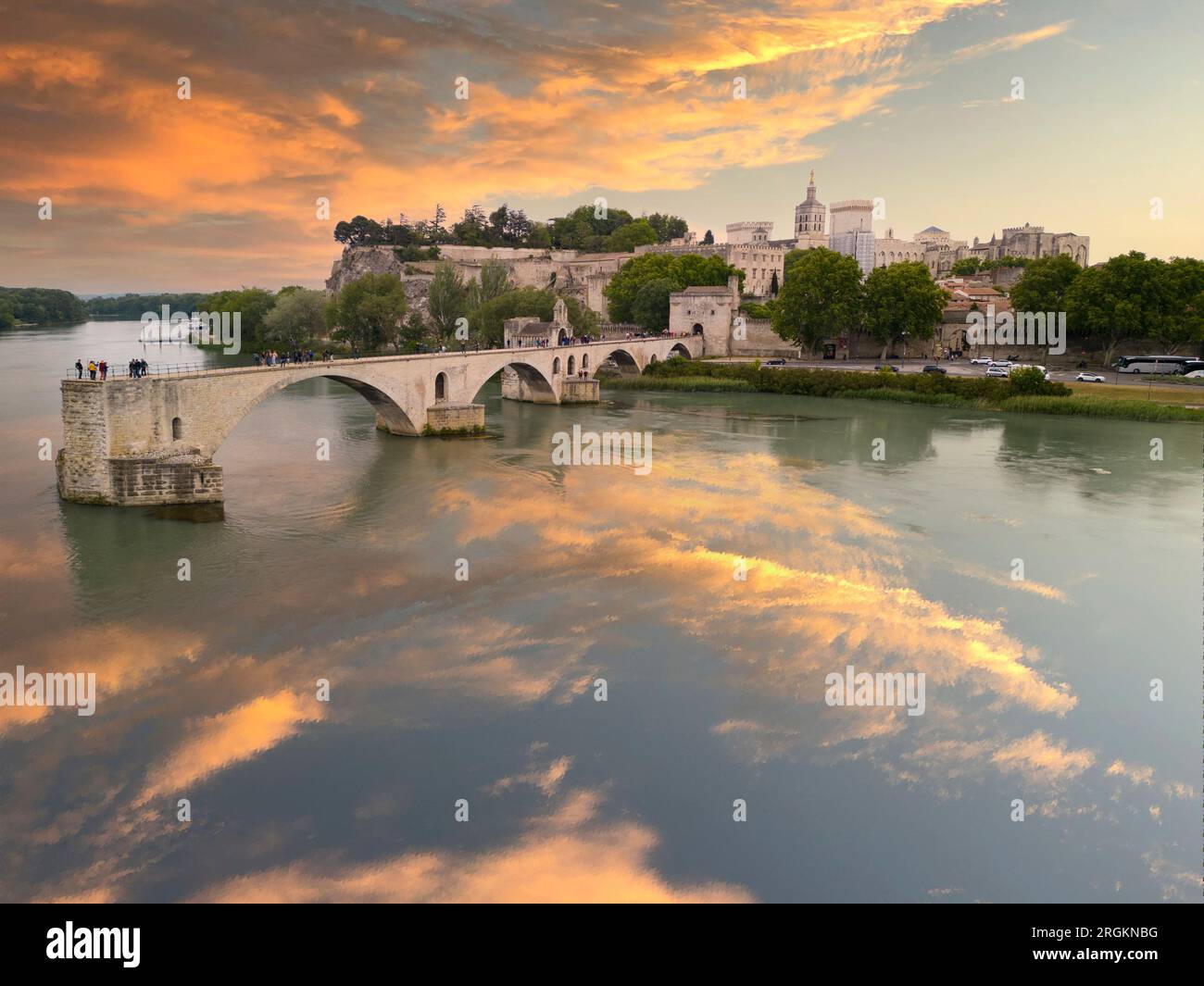 Aerial view bridge le pont hi-res stock photography and images - Alamy