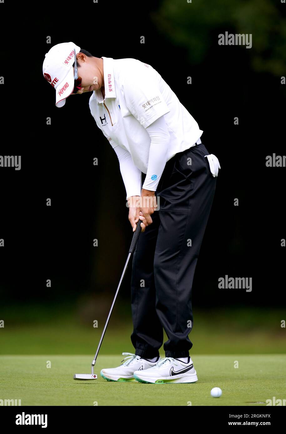 Kim Hyo-joo during day one of the 2023 AIG Women's Open at Walton Heath ...