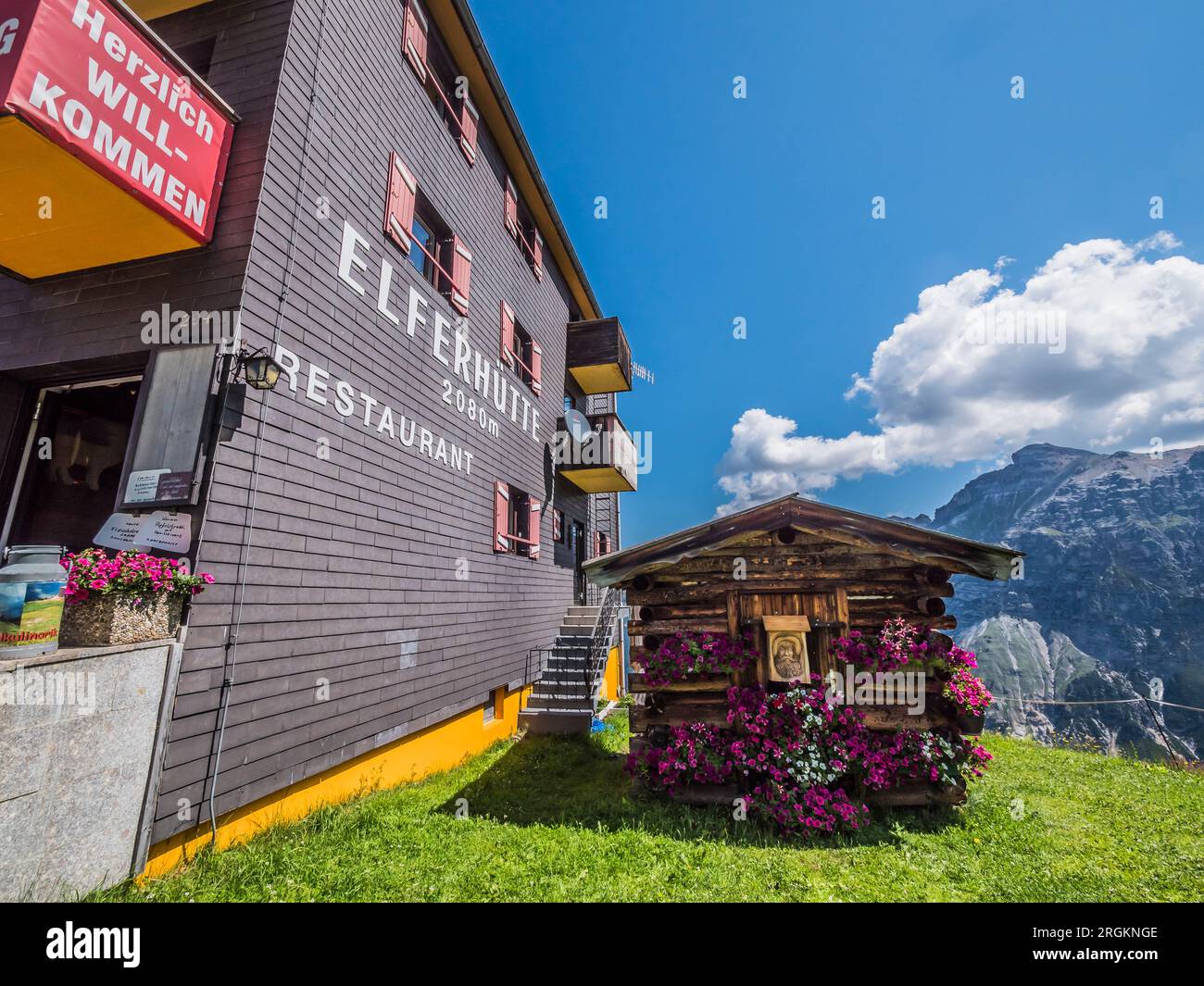 Elfer hut mountain refuge hi-res stock photography and images - Alamy