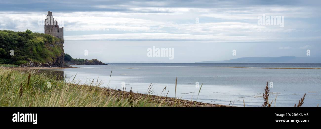Greenan Castle at Ayr, South Ayrshire, Scotland UK Stock Photo - Alamy