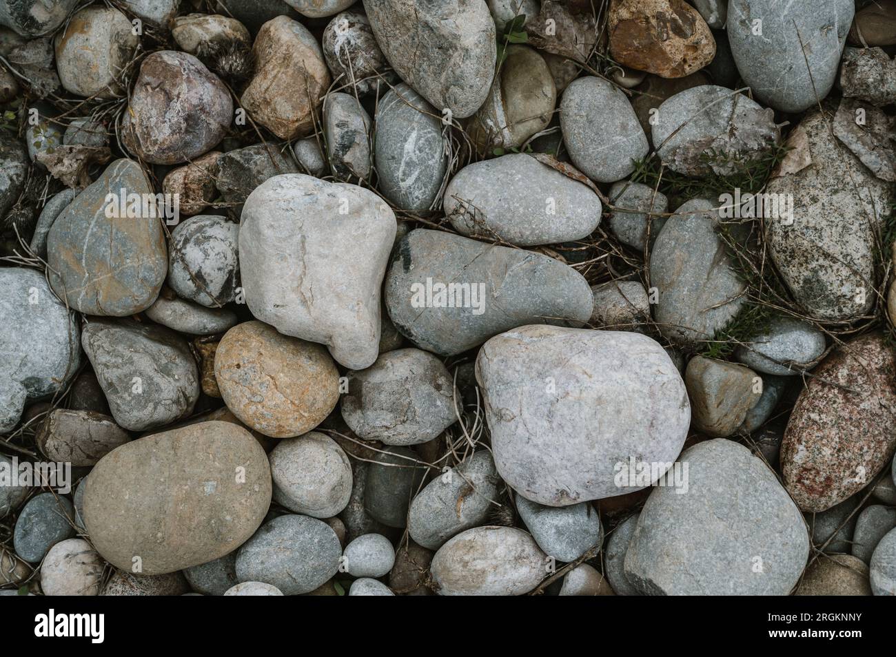 natural texture of cobblestone stone in nature Stock Photo - Alamy