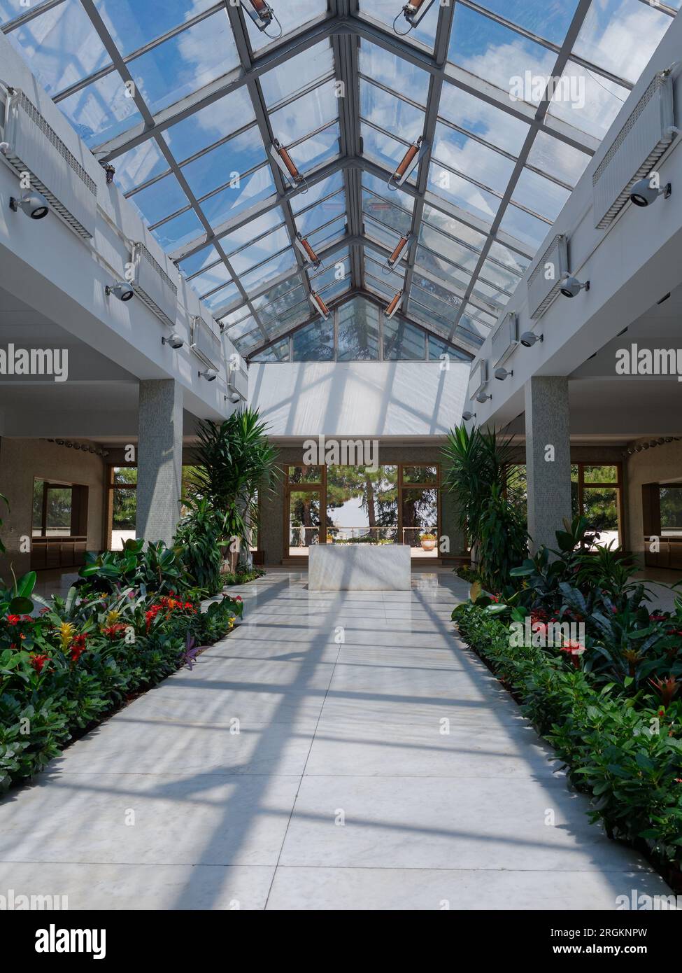 Josip Broz Tito Mausoleum in the House of Flowers in the city of ...