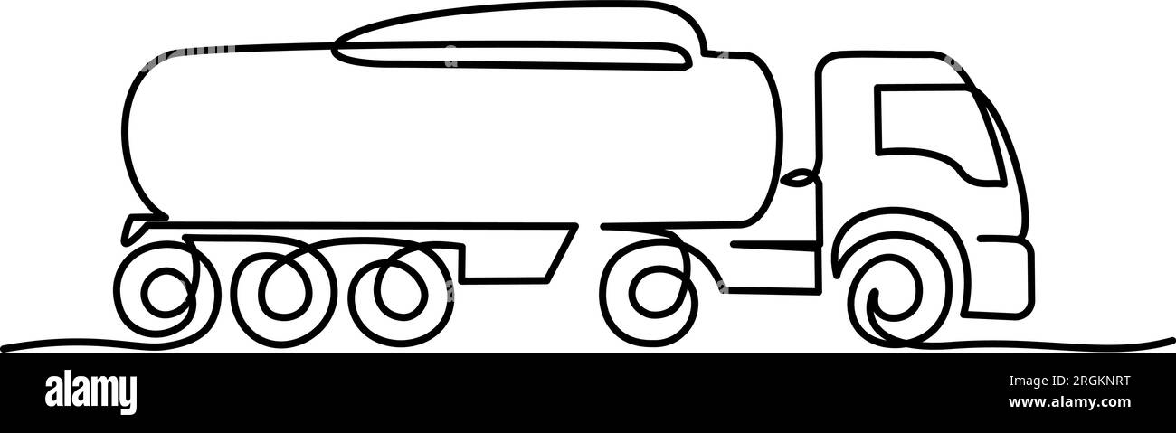 One continuous line tank Black and White Stock Photos & Images - Alamy