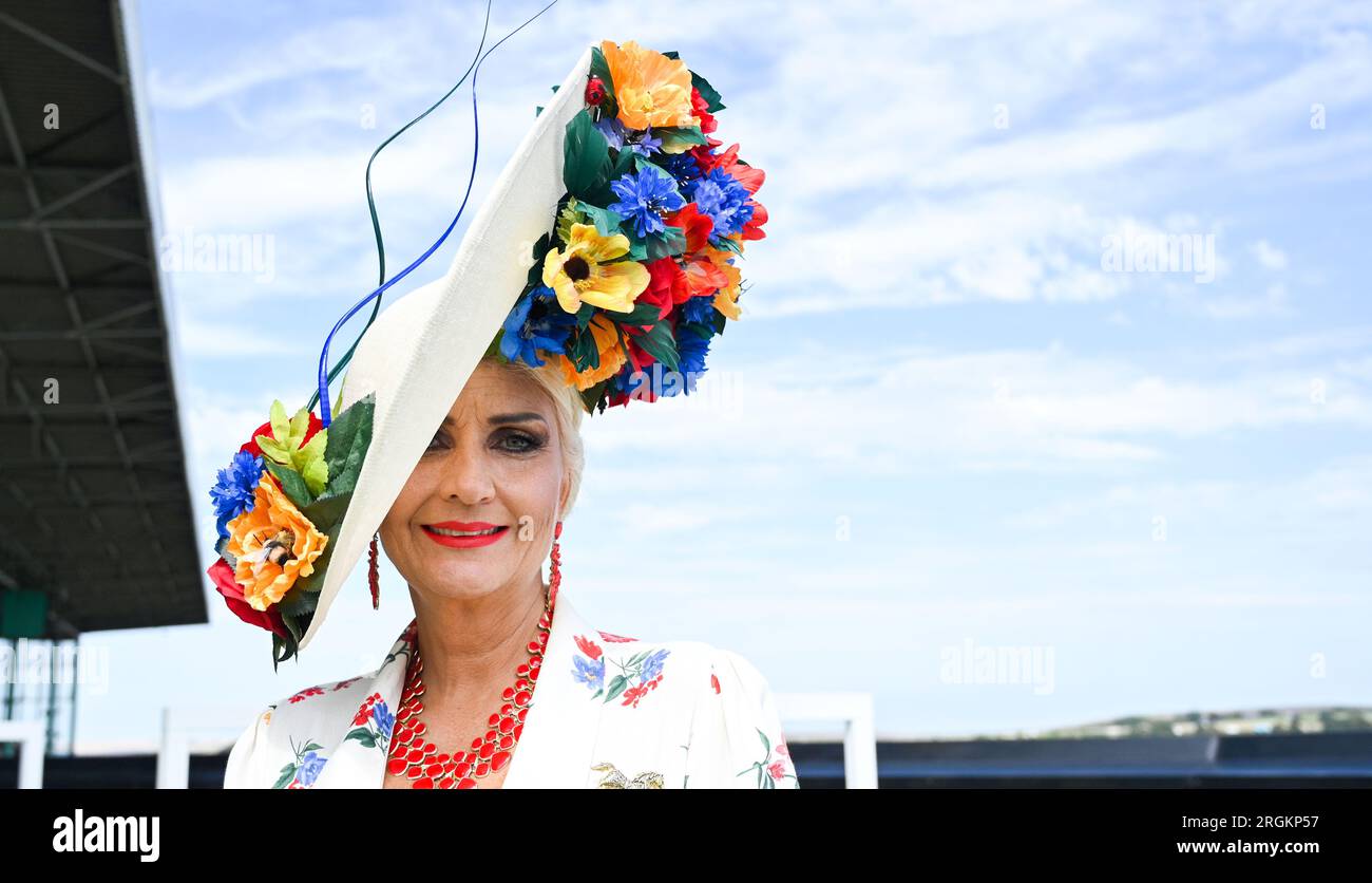 Brighton UK 10th August 2023 - Rachel Oates designed and made her own ...