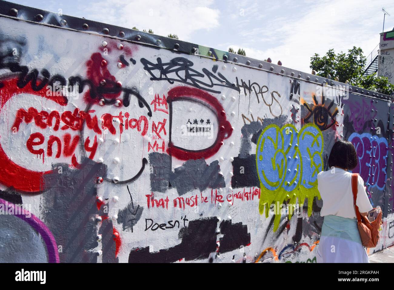 London, UK. 10th August 2023. Purportedly pro-Chinese Communist Party ...