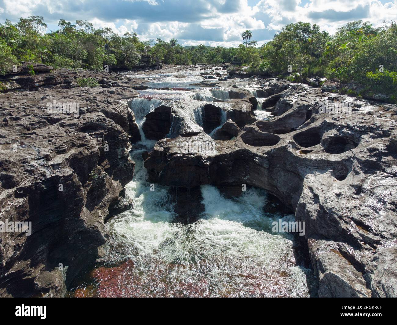 Caño Cristales, also known as the River of Five Colors, is a Colombian ...