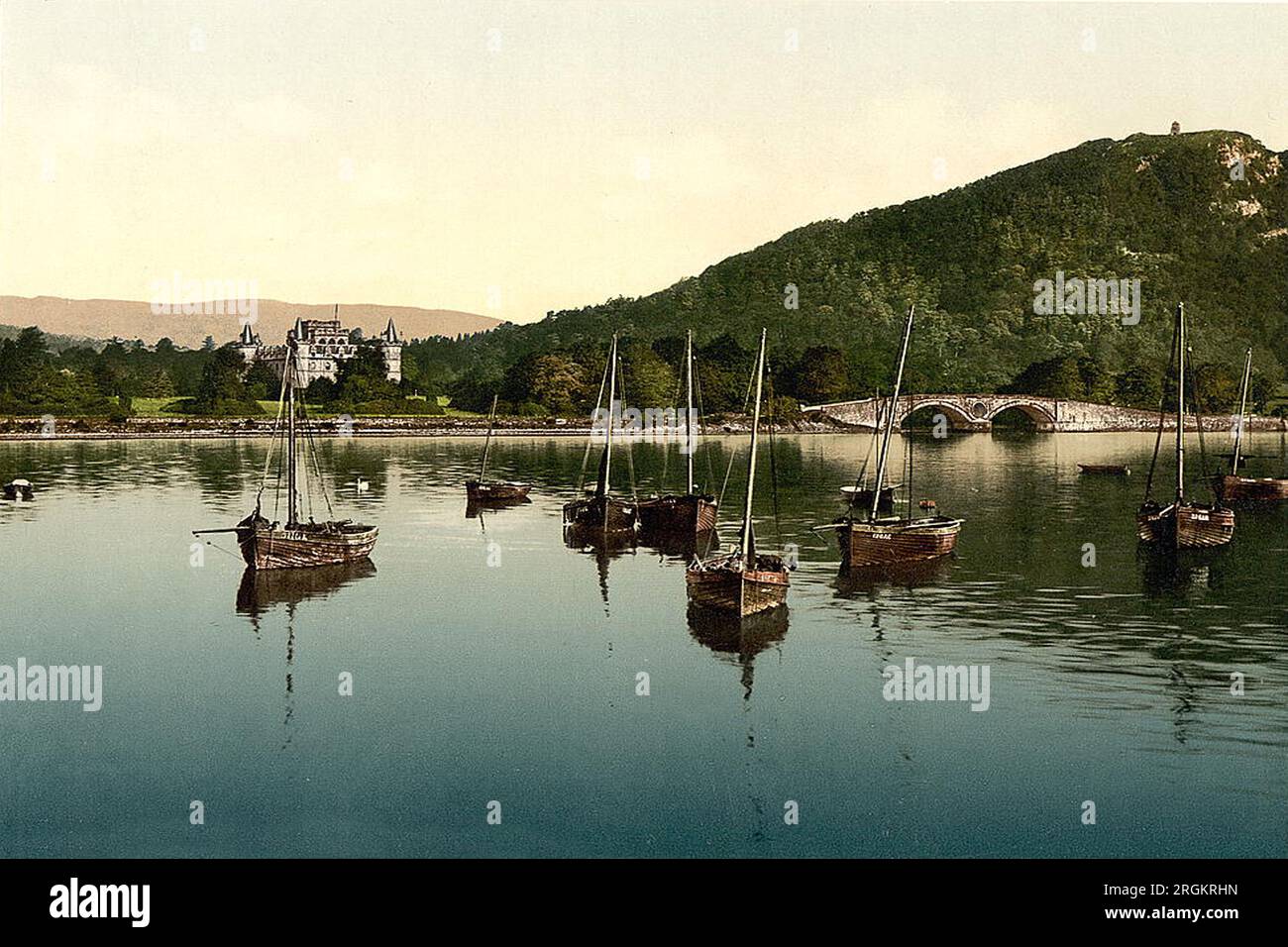 Hand colored scottish prints hi-res stock photography and images - Alamy