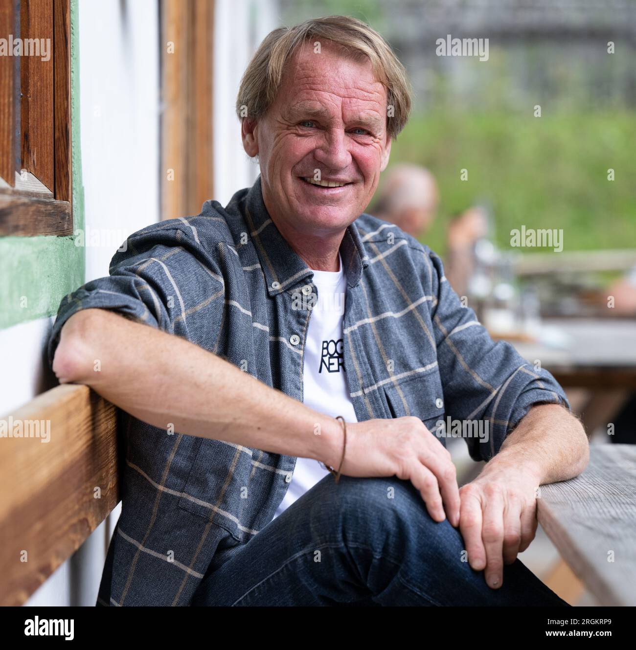 Schliersee, Germany. 10th Aug, 2023. Markus Wasmeier, former ski racer ...