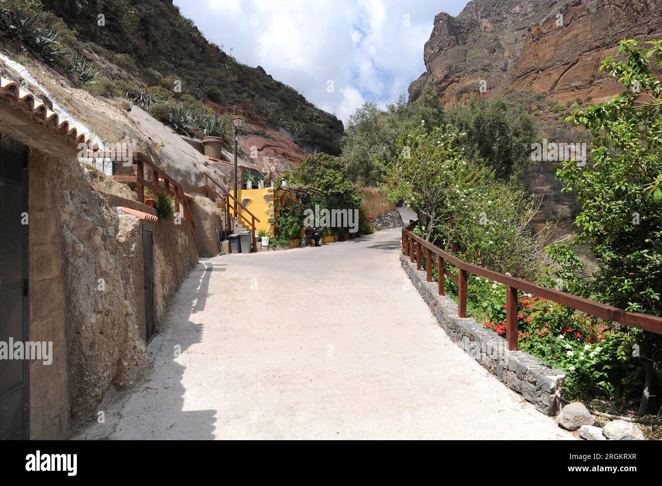 Guayadeque ravine is a Monumento Natural located between Agüimes and ...