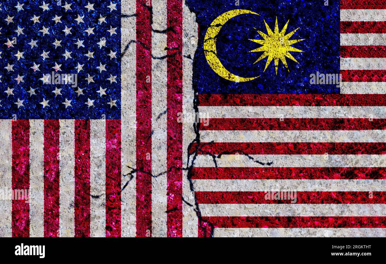 United states malaysia flag hi-res stock photography and images - Alamy