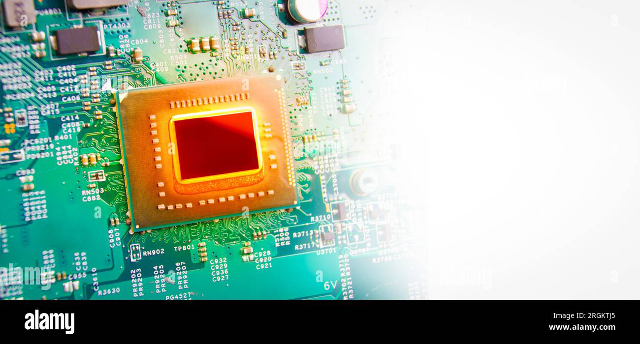 The CPU processor chip overheats and burns in the socket on the ...