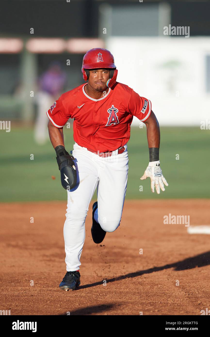 Randy De Jesus (44) of the ACL Angels during an Arizona Complex League ...