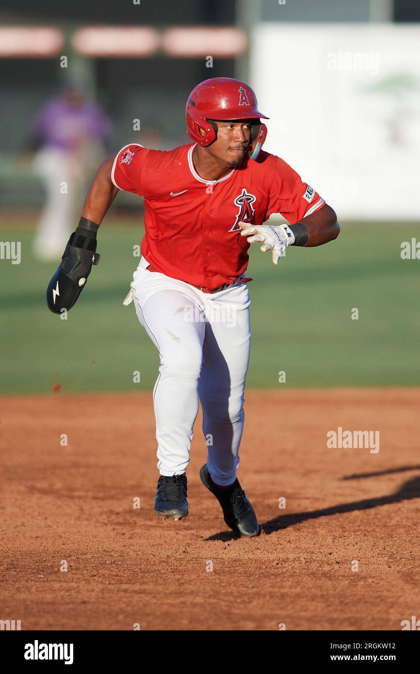 Randy De Jesus (44) of the ACL Angels during an Arizona Complex League ...