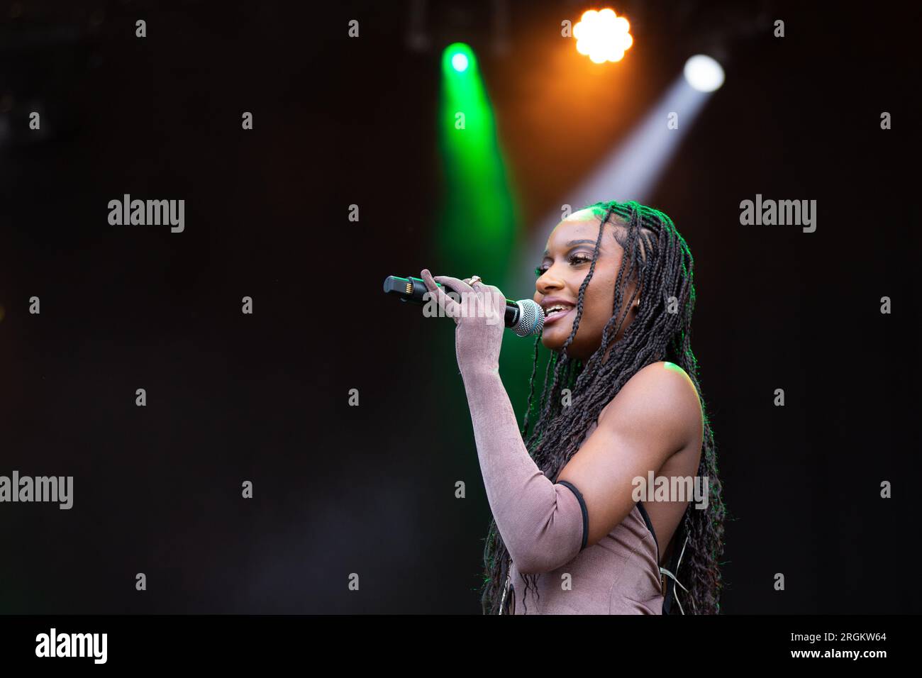 Oslo, Norway. 09th Aug, 2023. The Nigerian singer and songwriter Ayra ...