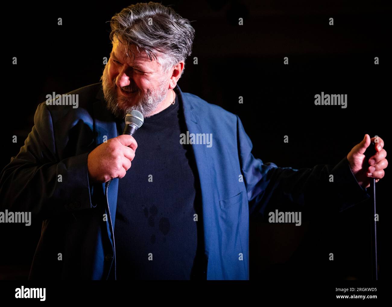 Bob Mills, Stand-Up Comedian at Joker Comedy Club, Southend-on-Sea, Essex © Clarissa Debenham ...