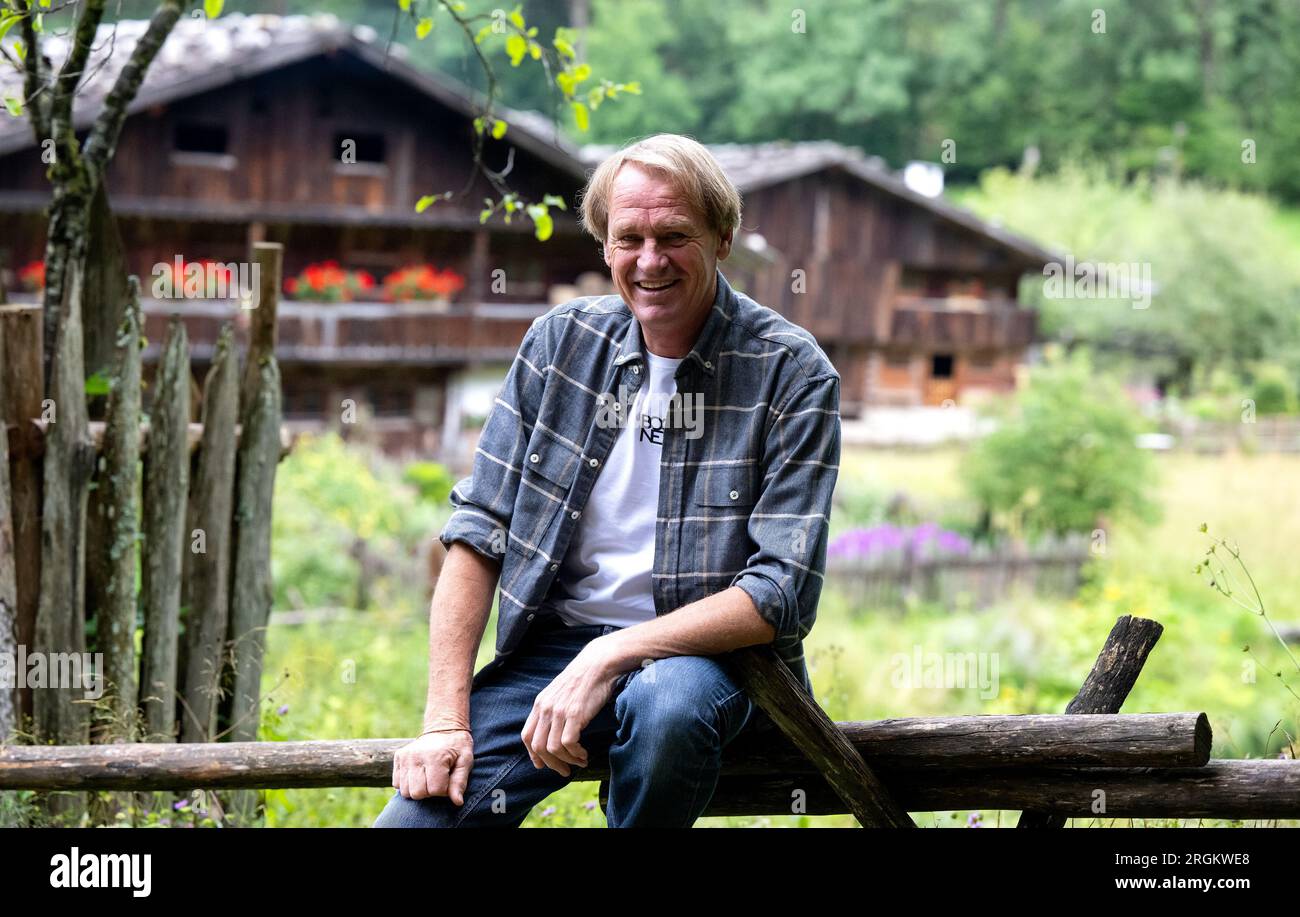 Schliersee, Germany. 10th Aug, 2023. Markus Wasmeier, former ski racer ...