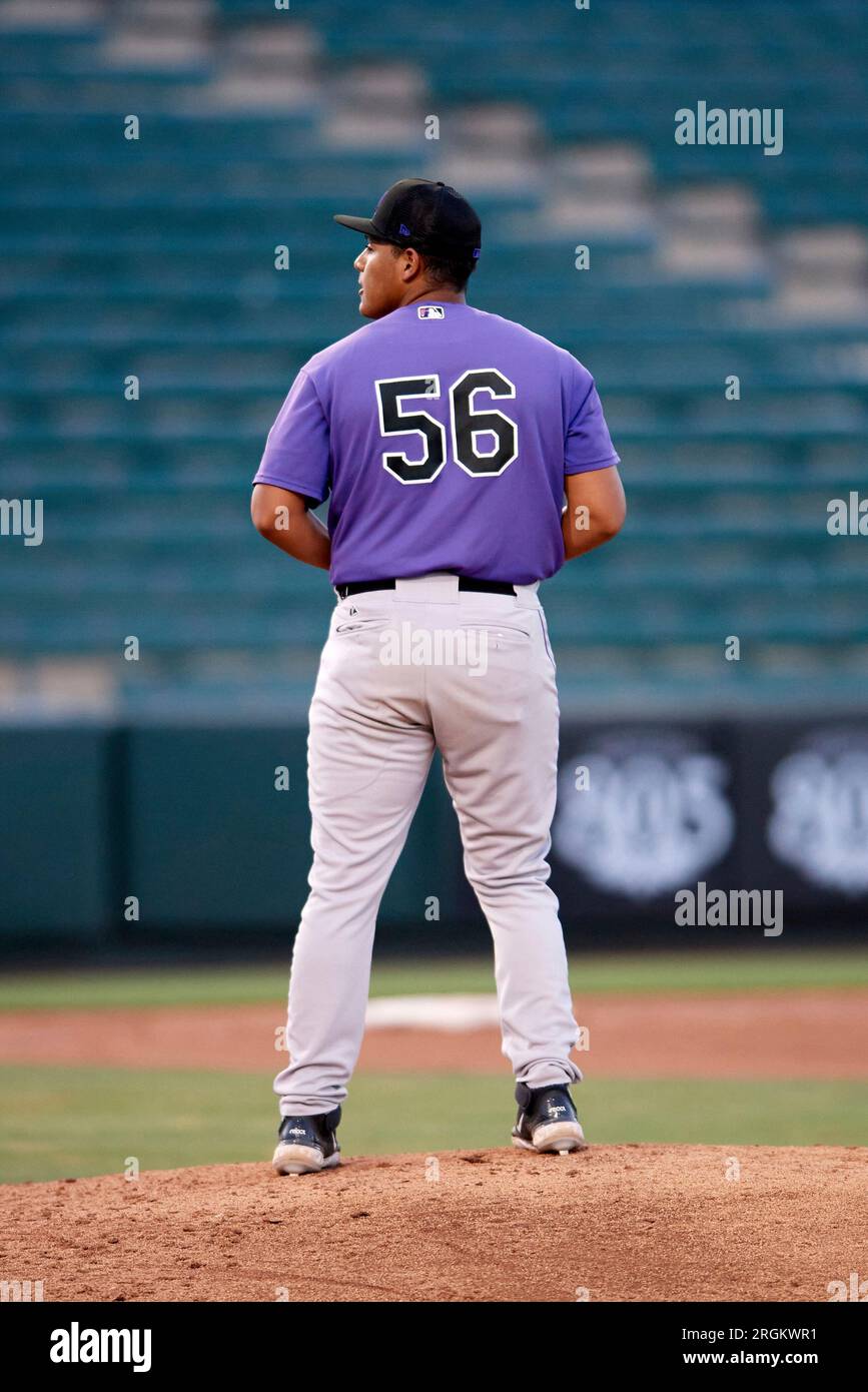 ACL Rockies pitcher Robinson Hernandez (56) during an Arizona Complex ...