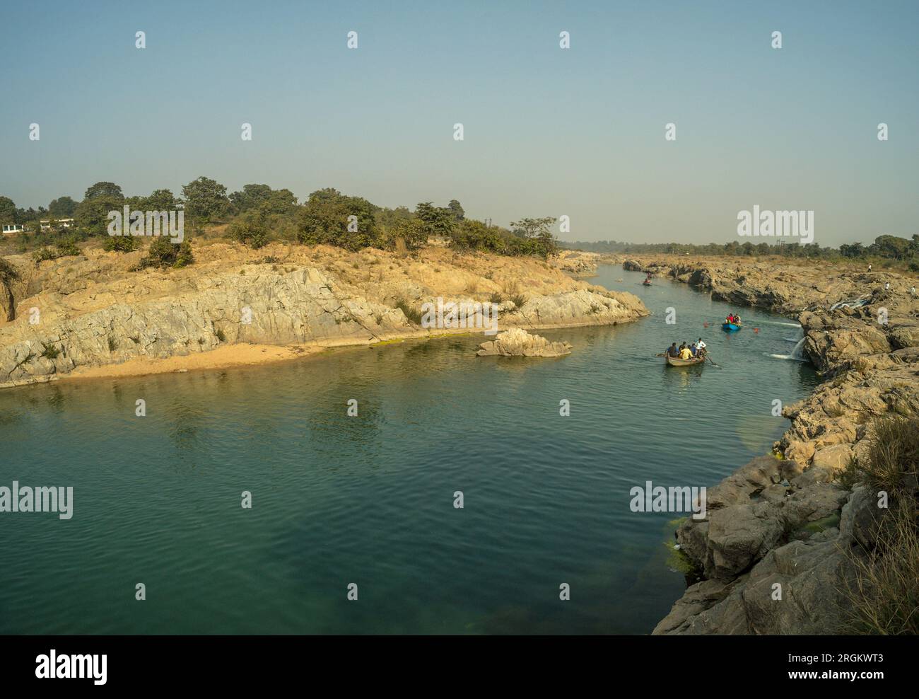 12 28 2014 Confluence of the Damodar and Bhera (Bhairavi River) rivers ...