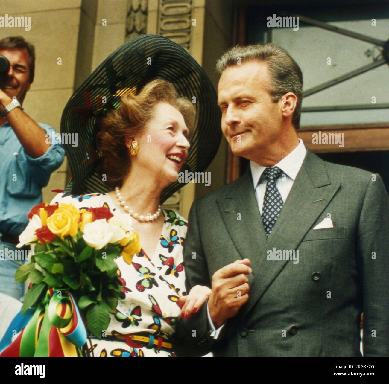 The Princess of Wales step-mother Countess Raine Spencer looks at her ...