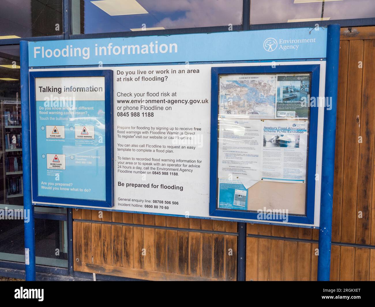Flooding Information, Maps of Areas of Newbury at Danger of Flooding ...