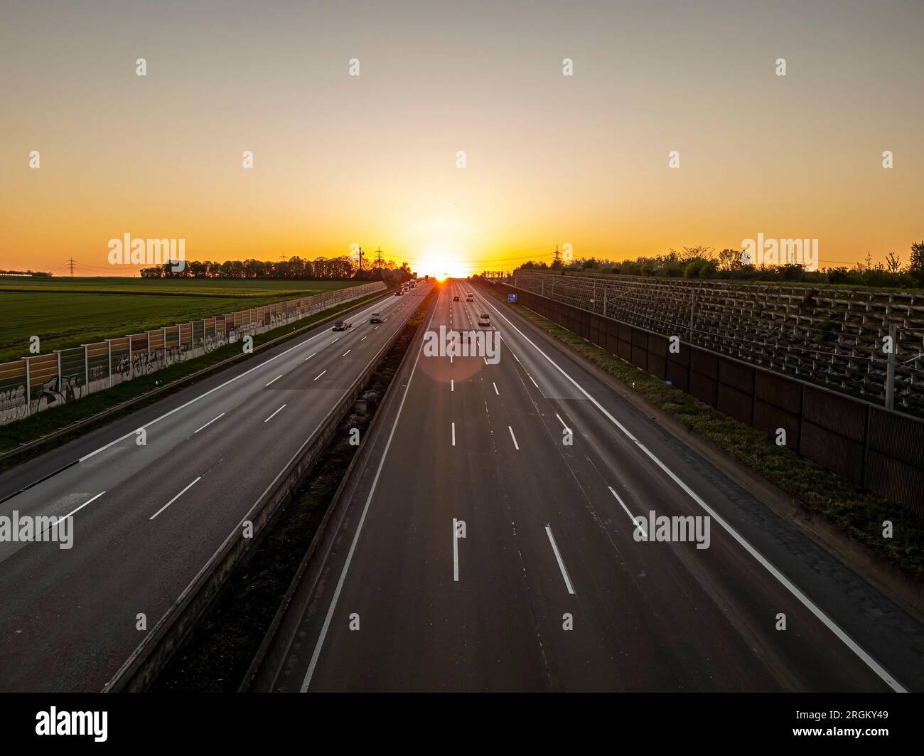 Germany autobahn straight hi-res stock photography and images - Alamy